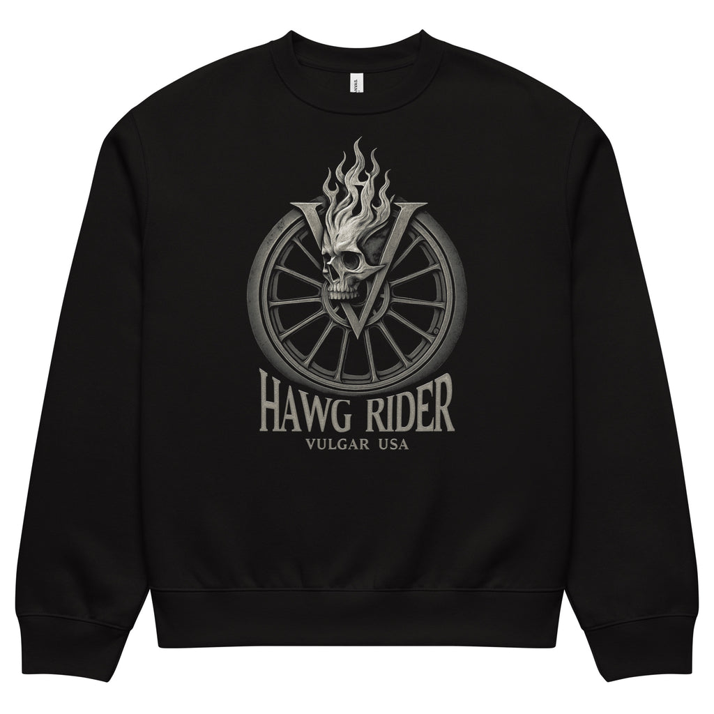 Hell Hawg Rider Oversized Crewneck – Vulgar Usa